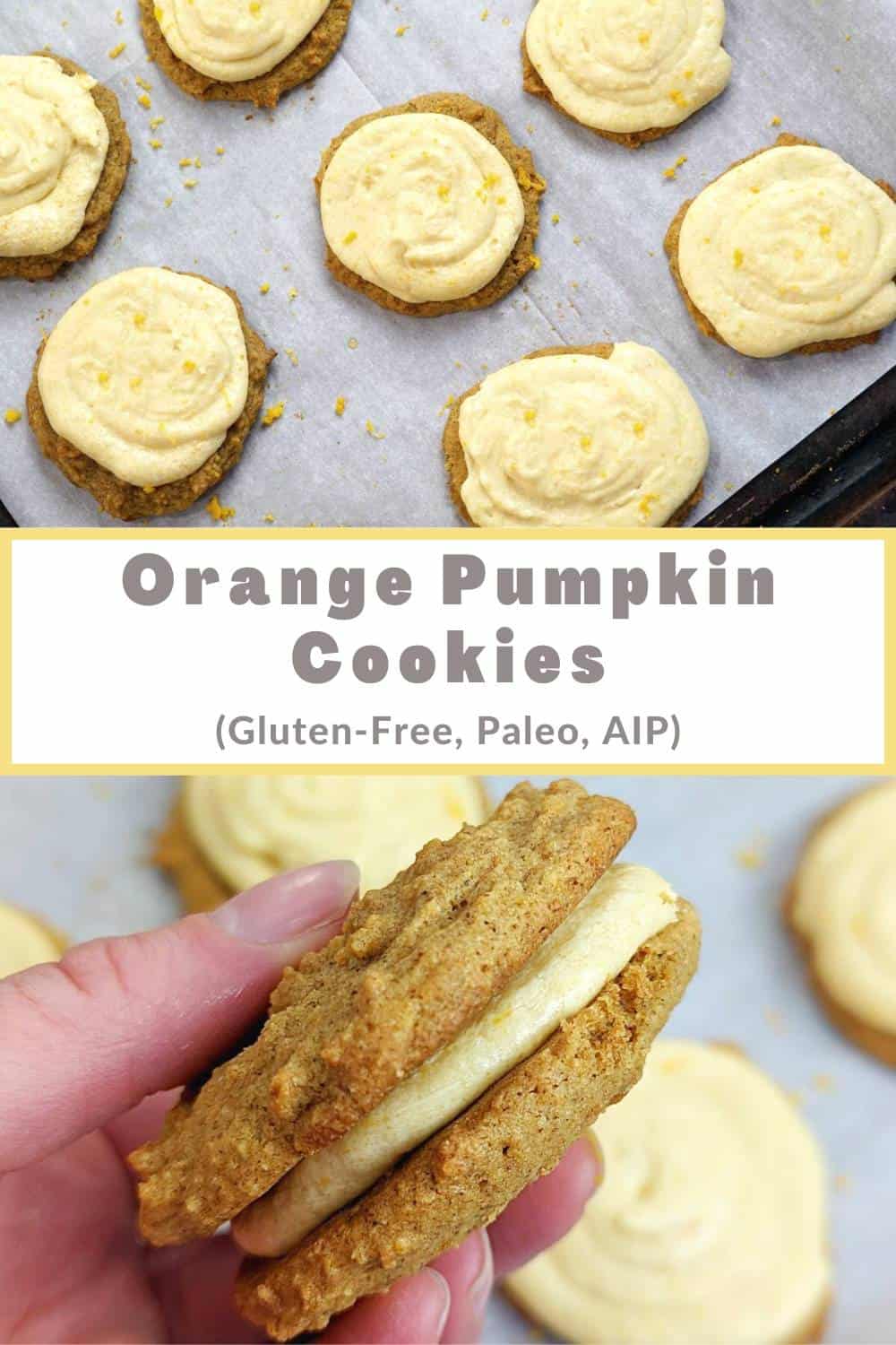 AIP Orange Pumpkin Cookies