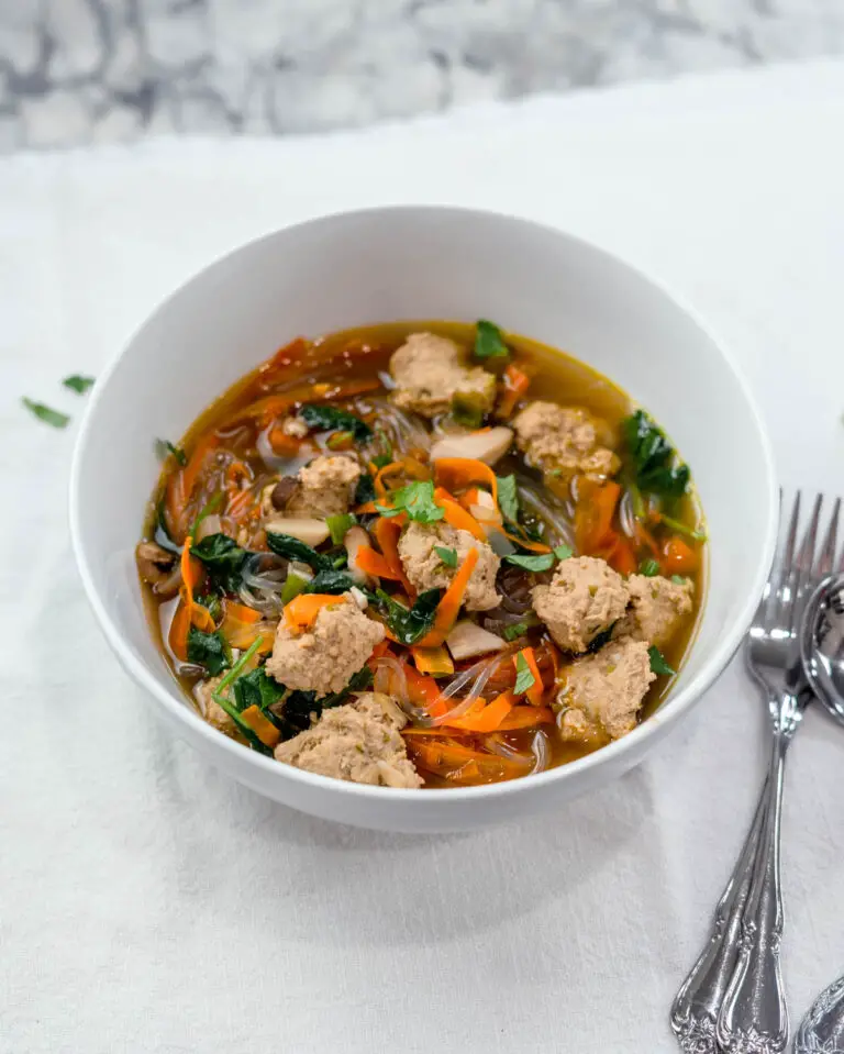 Thai Glass Noodle Soup- Gang Jued Woon Sen